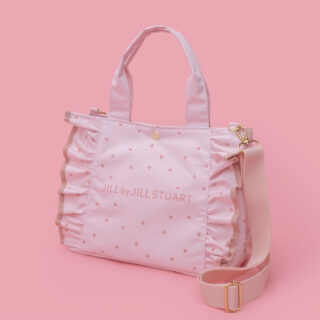 \ハートモチーフがキュート♡／ JILL by JILL STUART BOOK ハートフリルバッグ PINK ver. | 雑誌付録ダイアリー【発売予定・レビューブログ】